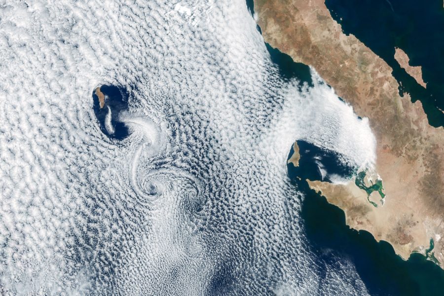 Cloud Wakes and Von Karman Vortices at Guadalupe Island, Mexico ...