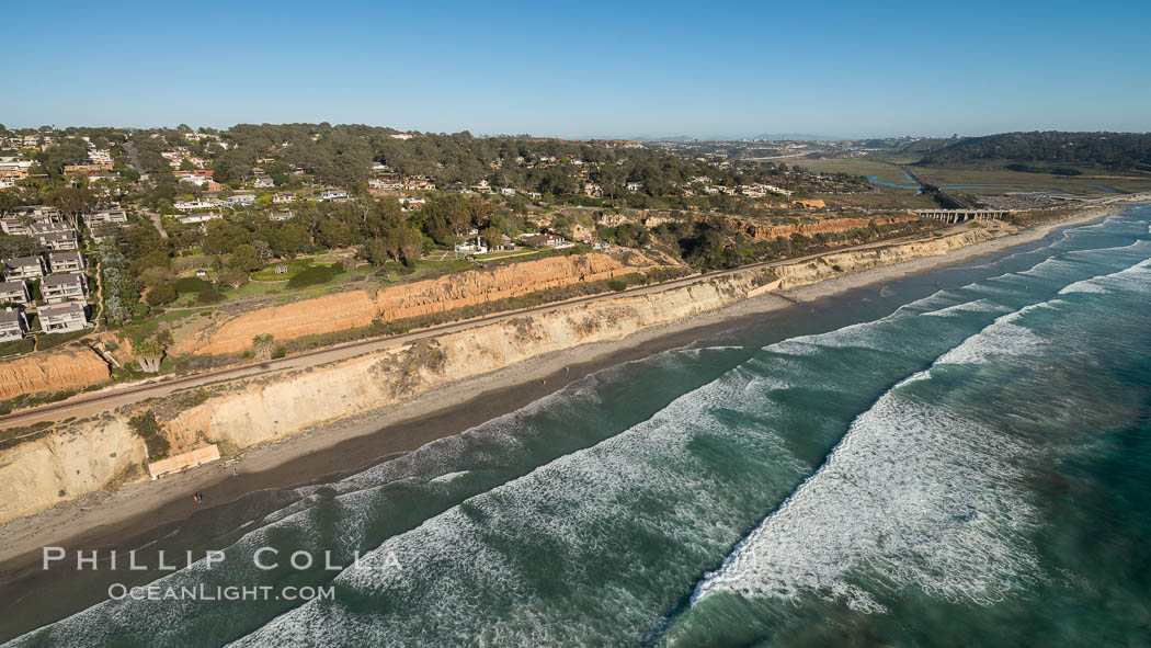 Aerial Photo of Del Mar Coastline, #30731