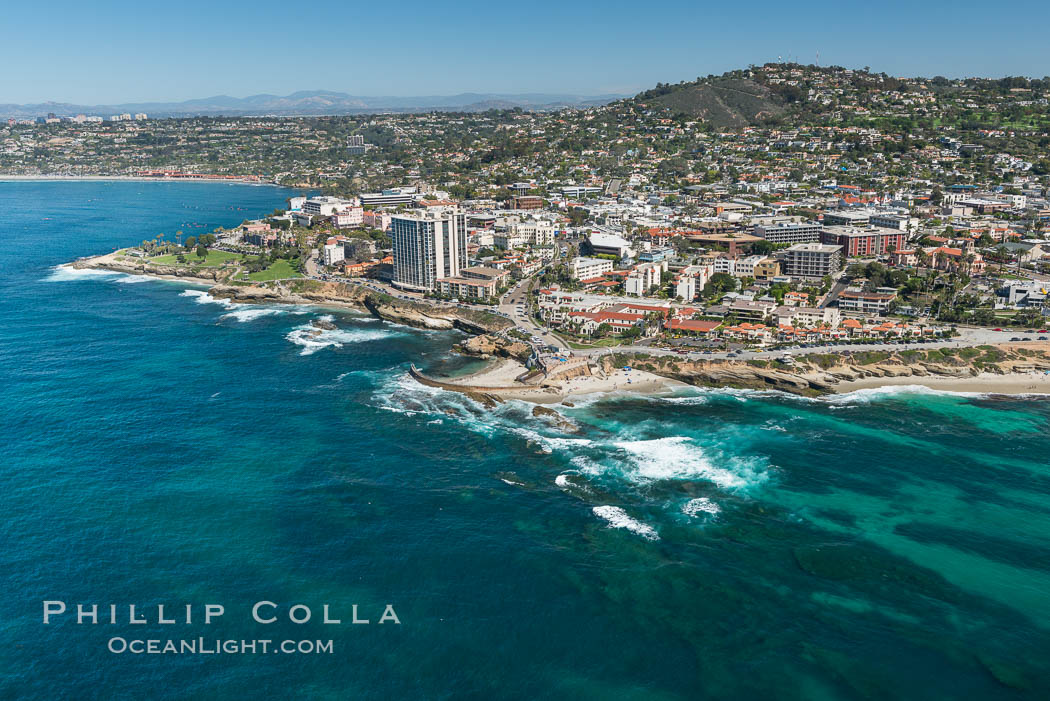 Aerial Photo of La Jolla Coastline, California, #30678