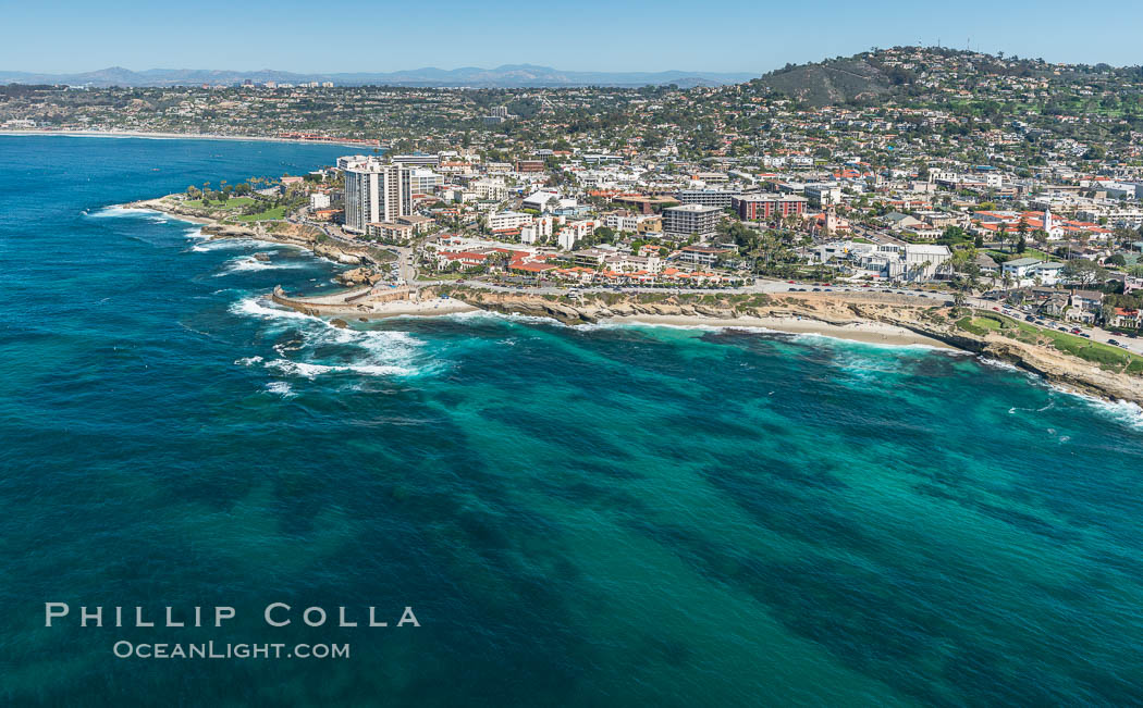Aerial Photo of La Jolla Coastline, California, #30679