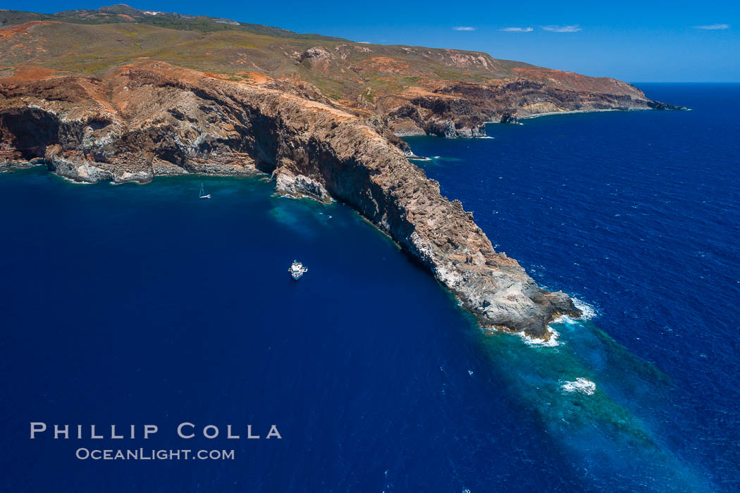 Cabo Pearce, Socorro Island, Mexico, Aerial Photo, Socorro Island, Baja ...