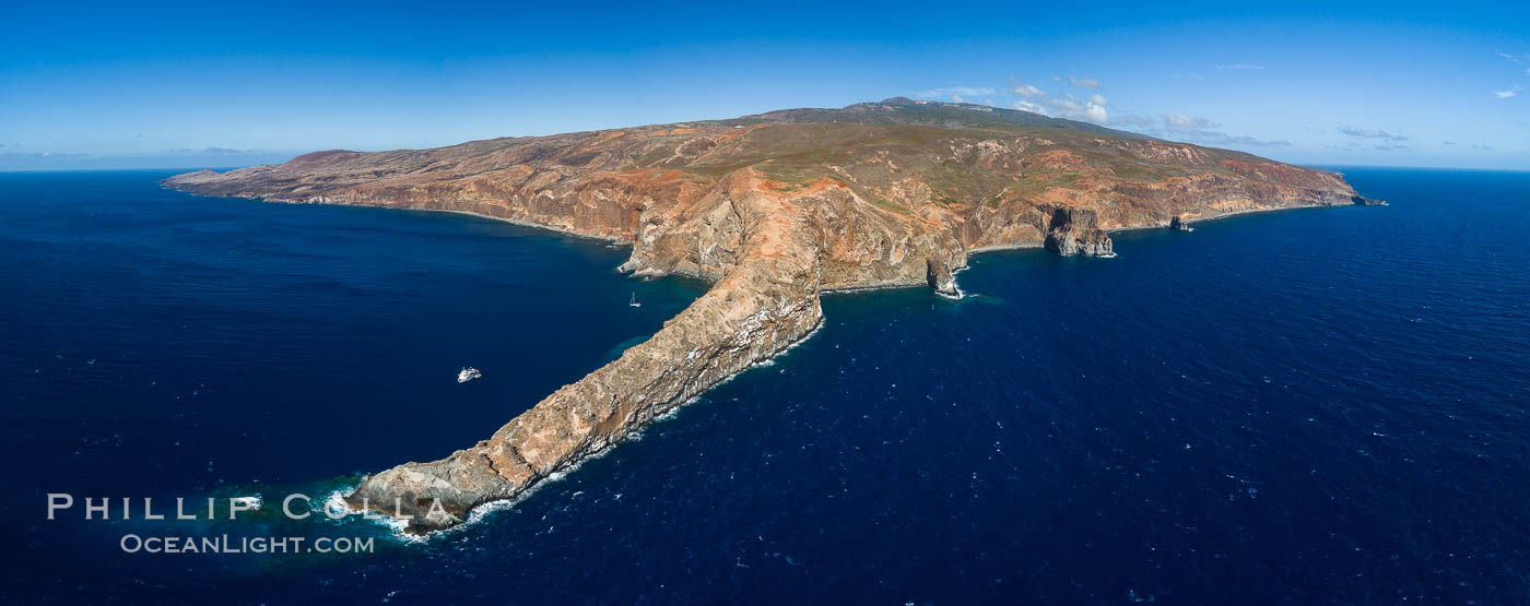 Cabo Pearce, Socorro Island, Mexico, Aerial Photo, Socorro Island, Baja ...