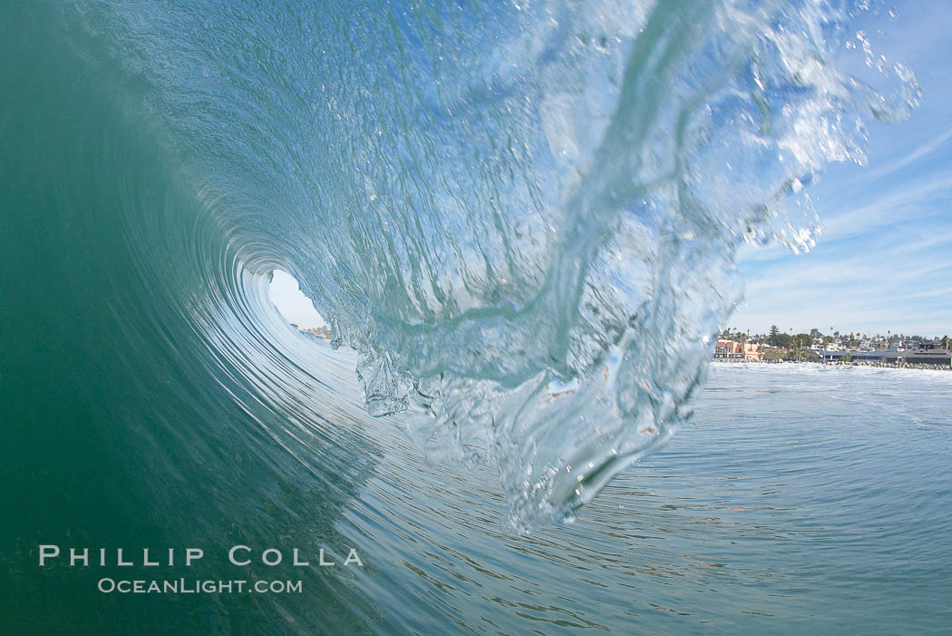 Cardiff, morning surf, Cardiff by the Sea, California, #17885