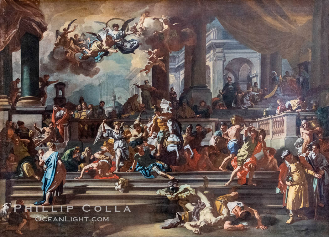The Expulsion of Heliodorus from the Temple, Musee du Louvre, Paris, France