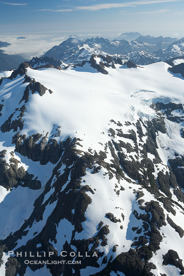 Glaciers On The Summit Of Mariner Mountain Strathcona Provincial Park Glaciers On The Summit Of Mariner Mountain Strathcona Provincial Park