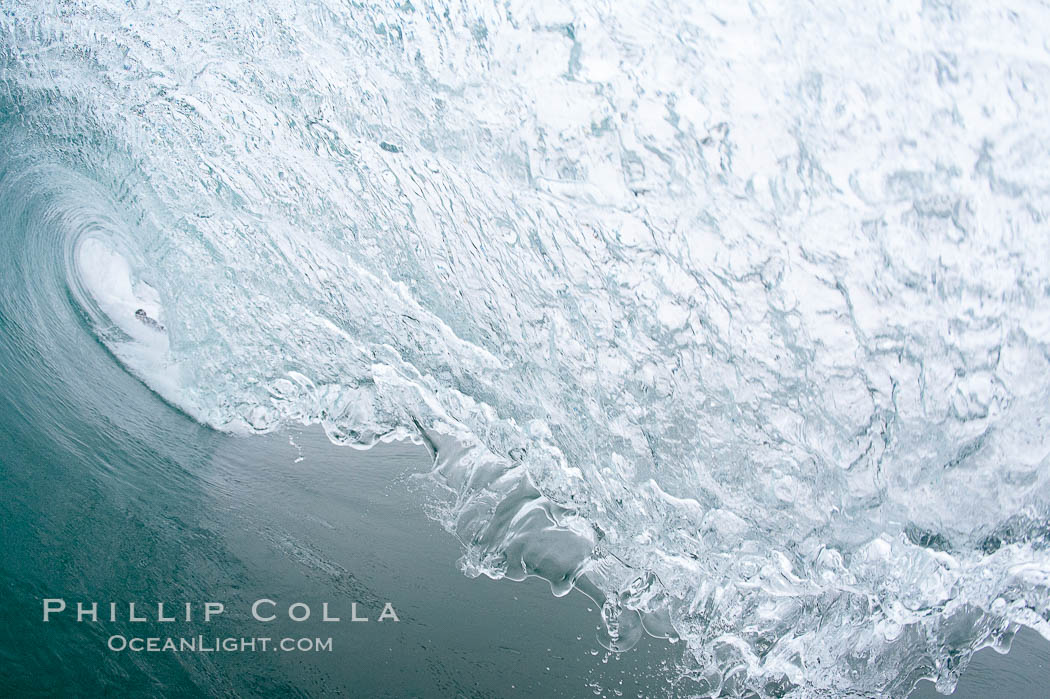 Overcast morning surf, #18996, Natural History Photography