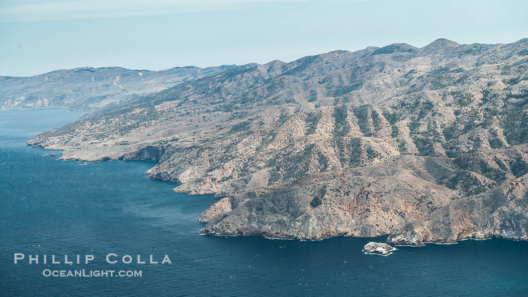 santa cruz island aerial photo, #29395