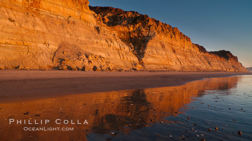 Torrey Pines bluffs, Torrey Pines State Reserve, San Diego, California