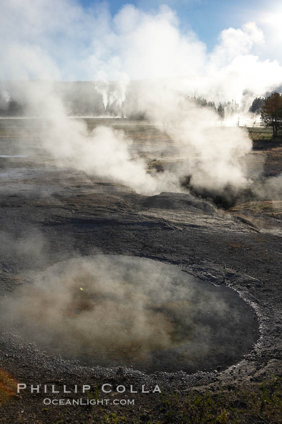 Lower Geyser Basin Photos, Stock Photography of Lower Geyser Basin ...